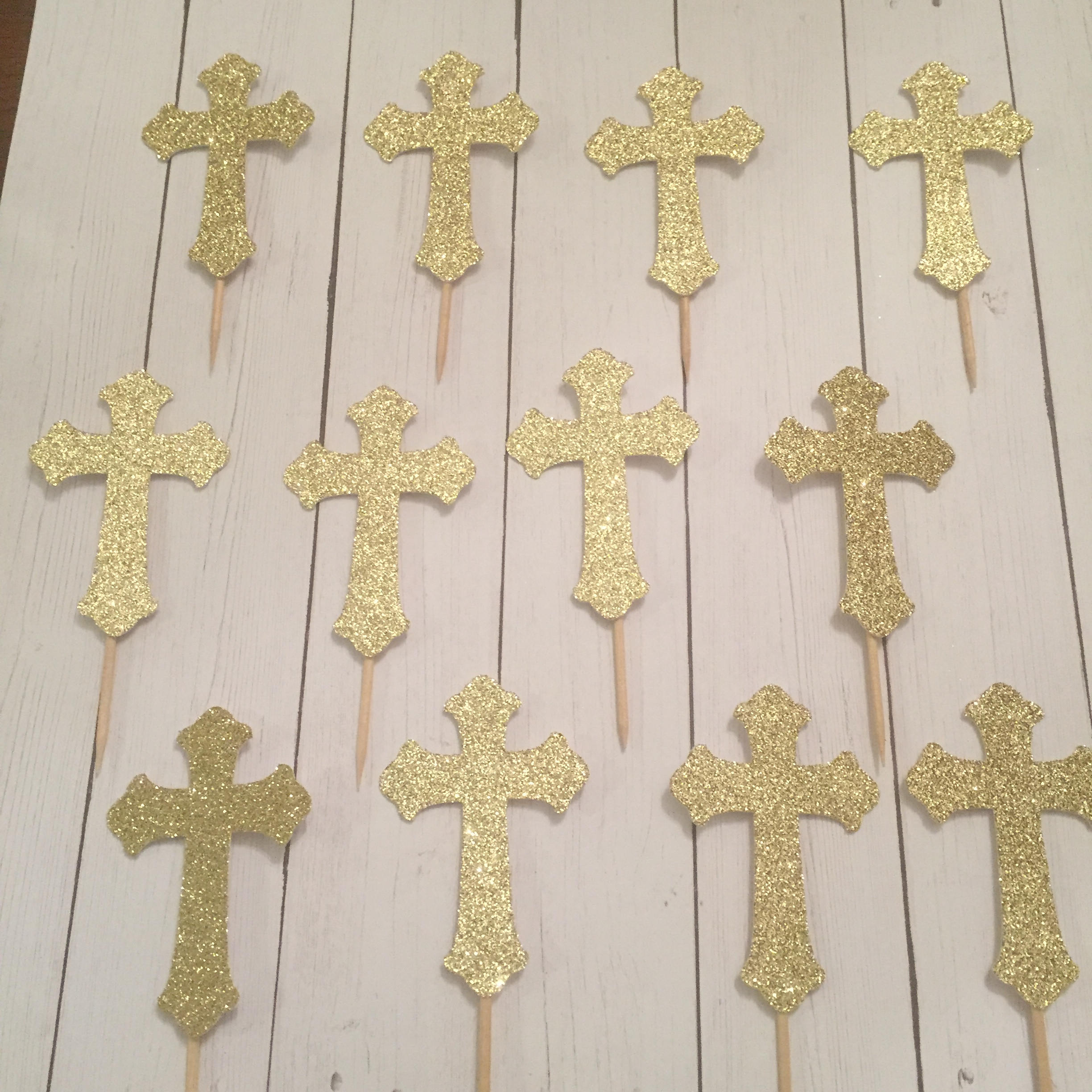 Cross Cupcake Topper - Etsy