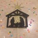 Nativity Cake Topper Happy Birthday Jesus - Etsy