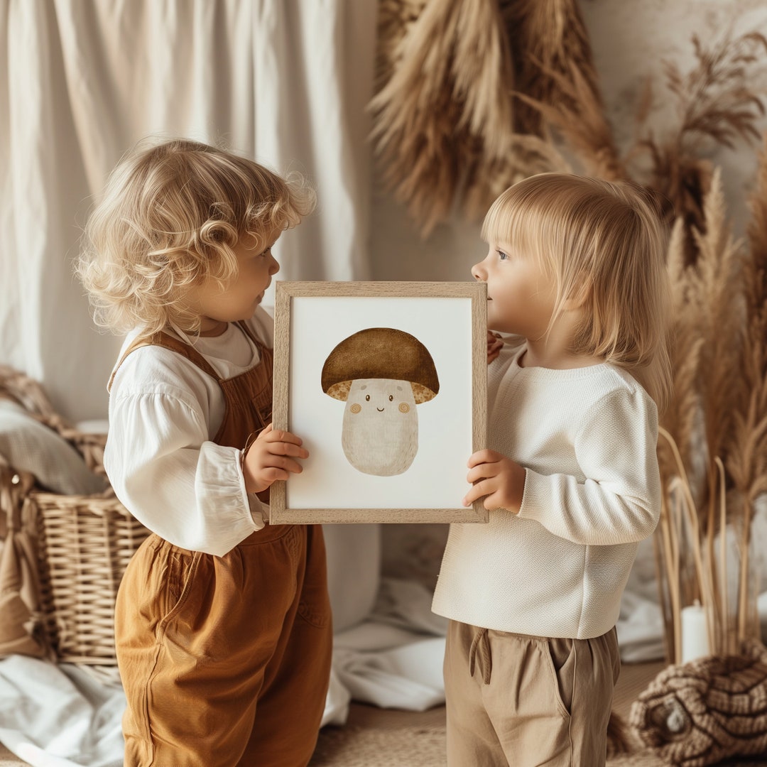 Poster Pilz A3 Kinderposter Poster Kinderzimmer Poster Baby Geschenk ...