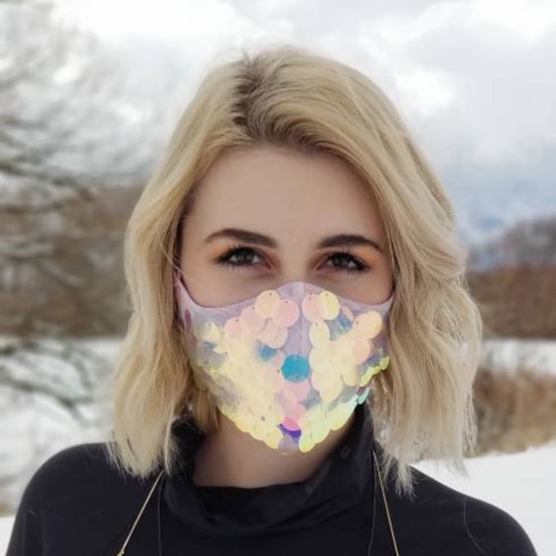 Sequin Mask - Etsy