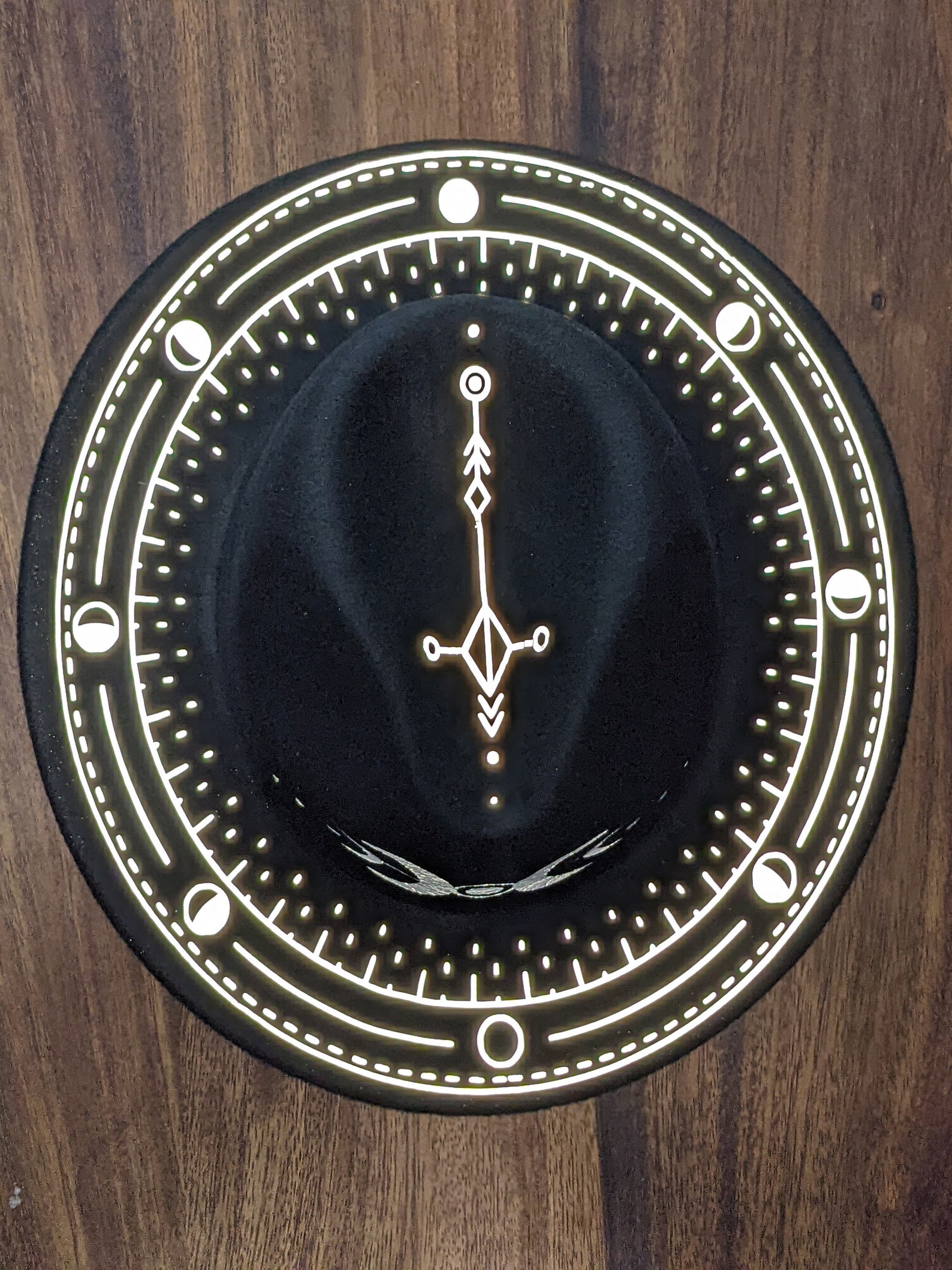 Reflective Moon Phases Hat Mystic Adventure Hat Nature Wide - Etsy