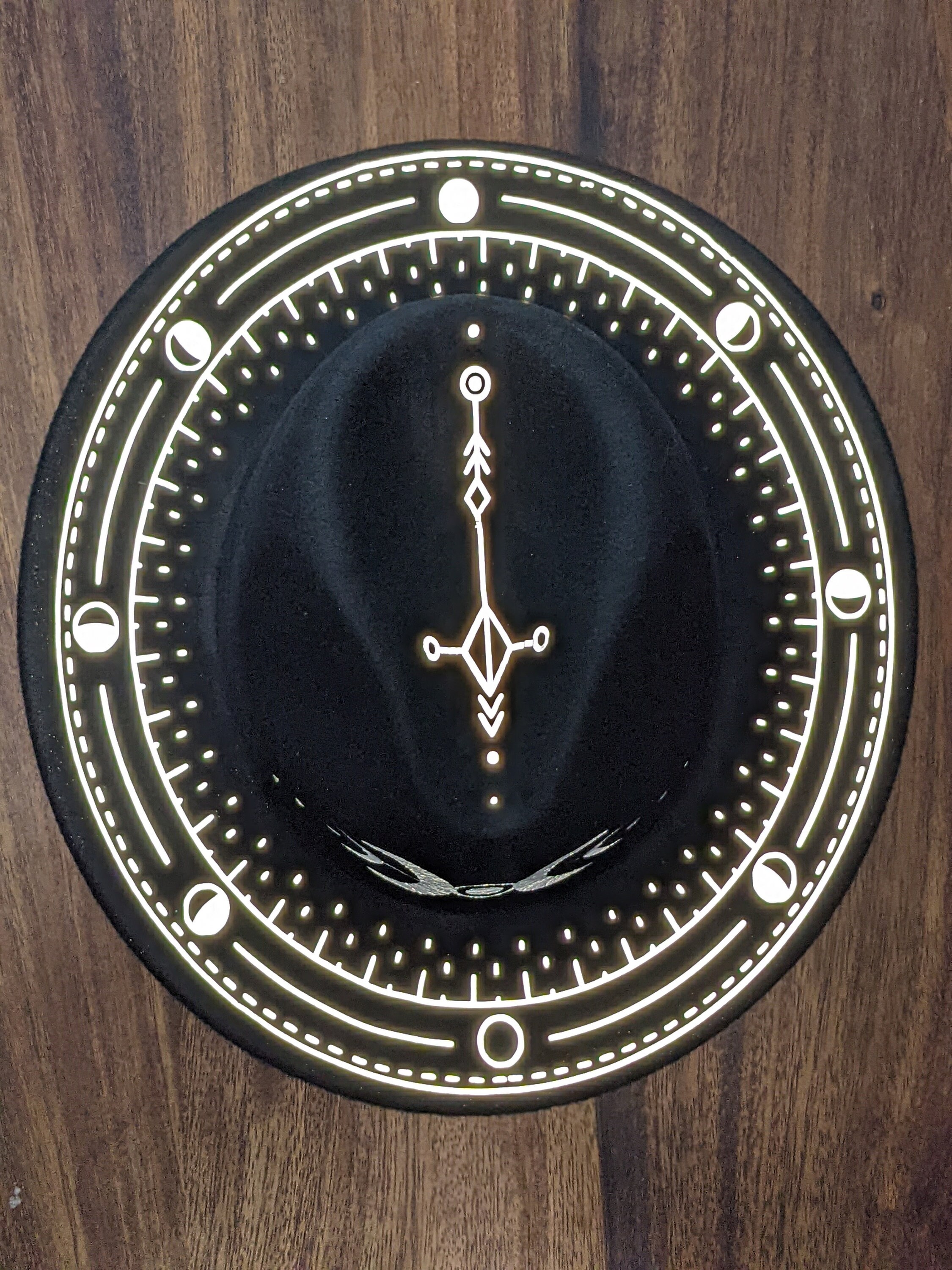 Reflective Moon Phases Hat Mystic Adventure Hat Nature Wide - Etsy