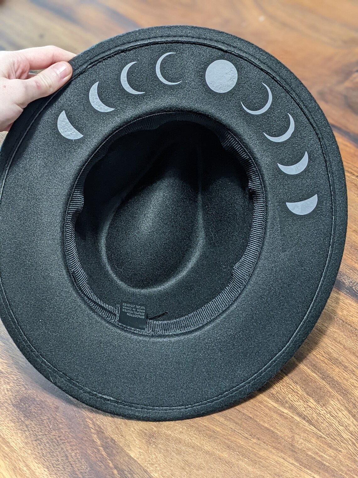 Reflective Moon Phases Hat Mystic Adventure Hat Nature Wide - Etsy