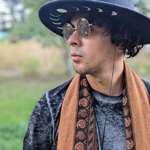 Reflective Moon Phases Hat| Mystic Adventure Hat| Nature Wide Brim Hat ...