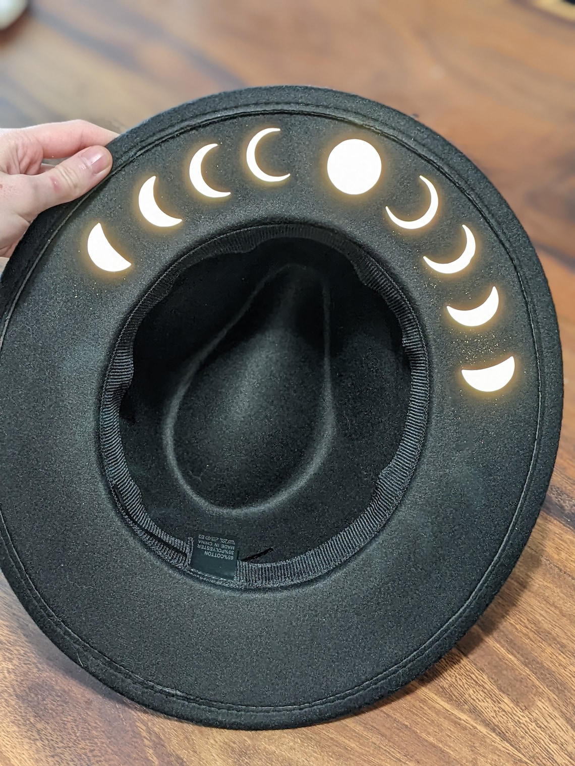 Reflective Moon Phases Hat Mystic Adventure Hat Nature Wide - Etsy