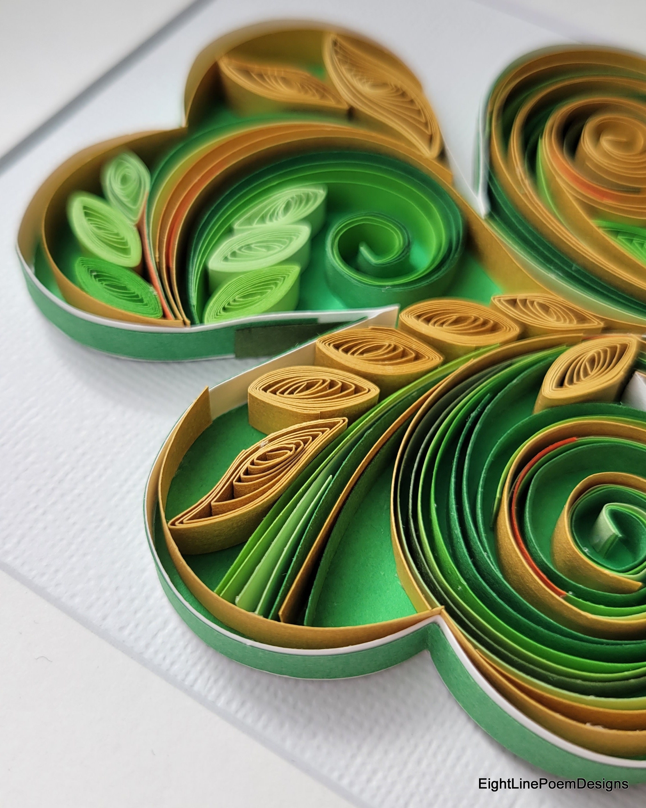 Irish Shamrock 3D Paper Art | Irish Pride St Patrick's Day Decor ...