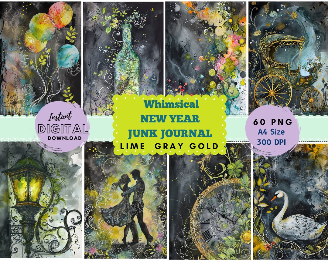 Whimsical Printables Whimsical Celebrations Junk Journal Printable New ...