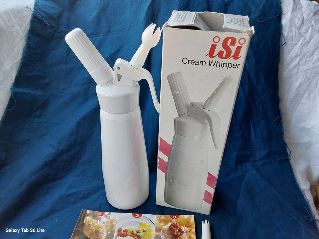 Vintage Isi Cream Whipper for Whipped Cream Recipes Instructions ...