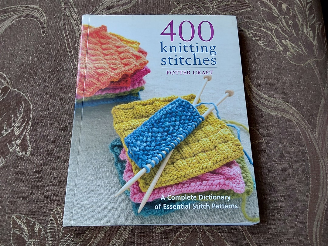 400 Knitting Stitches Book 2005 - Etsy
