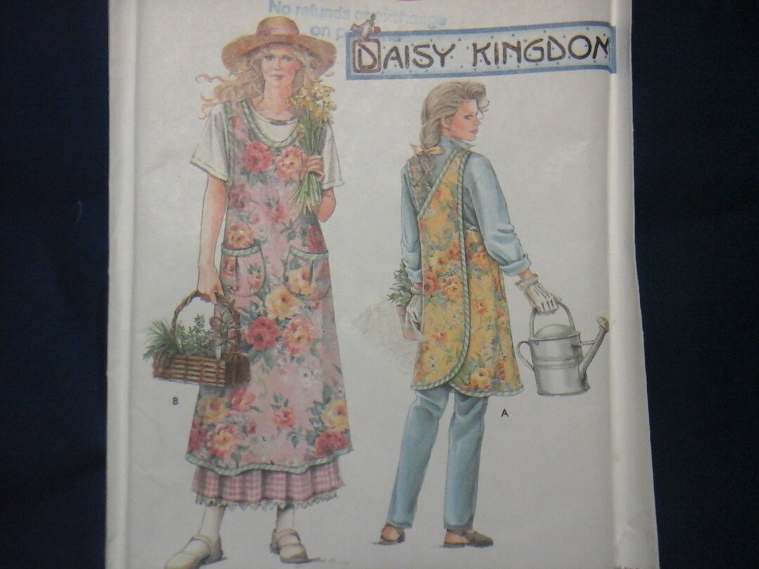 Simplicity Pattern 7481 Daisy Kingdom Apron Pattern UNCUT Small to XL ...