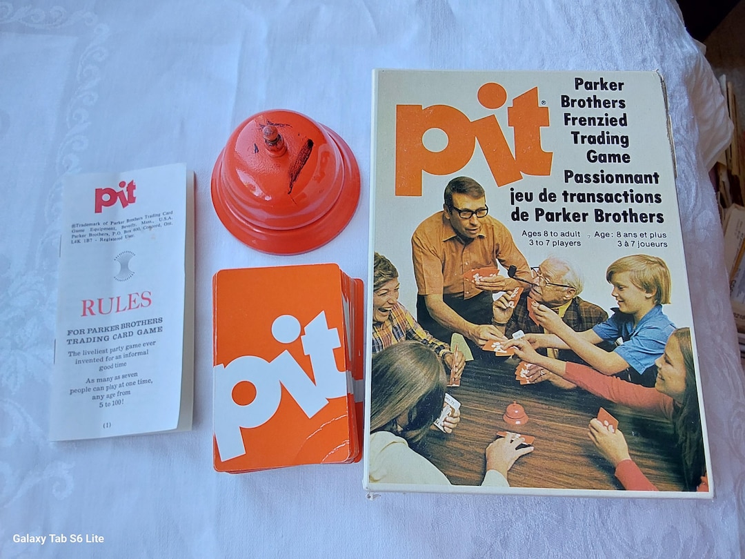 Vintage 1970s Pit Card Game by Parker Brother Complete With ...