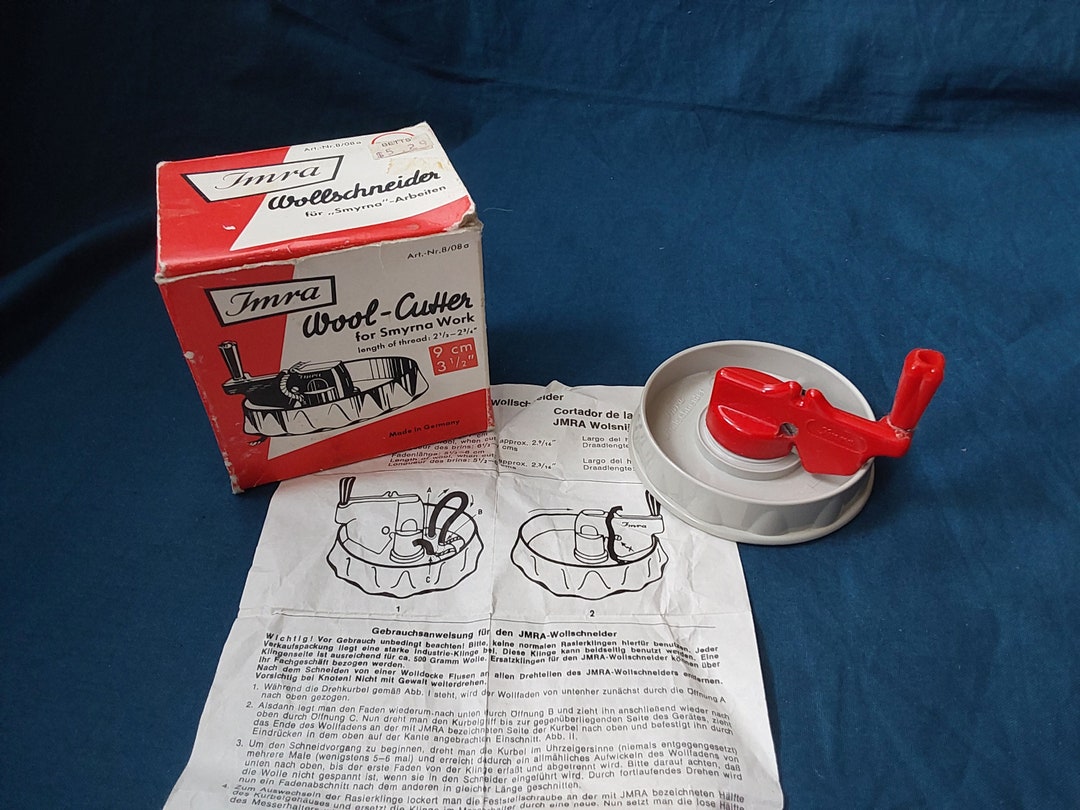 Vintage Jmra Wool Cutter for Rug Hooking Cuts to 2.5 to 2.75 Inches or ...