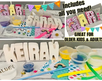 Paint Your Own Name Craft Kit Painting Craft Kit for Children in Gift ...