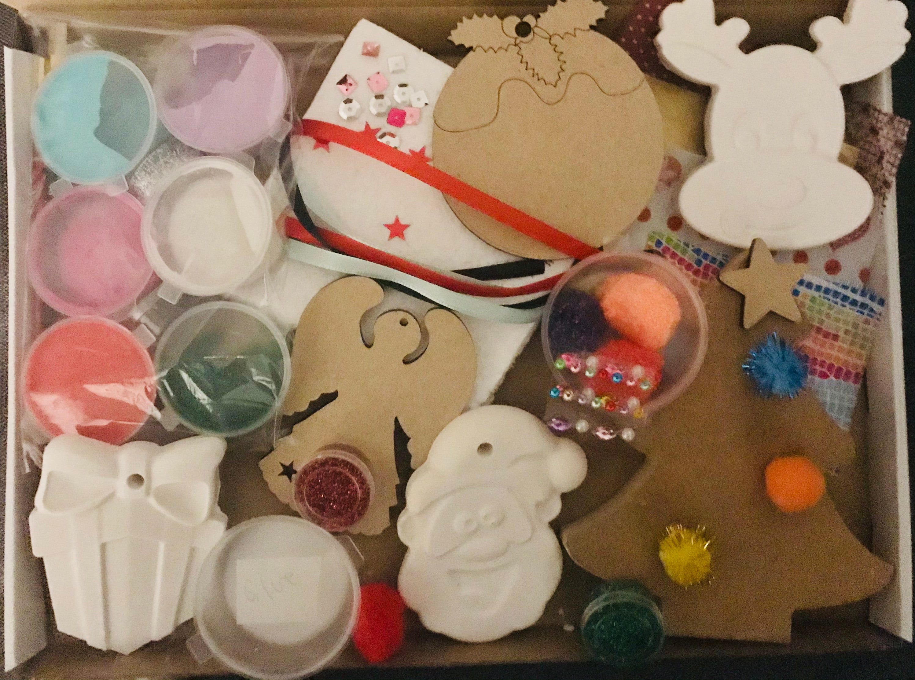 Christmas Craft Box-family Crafts-box Full of Crafts-stocking Filler ...