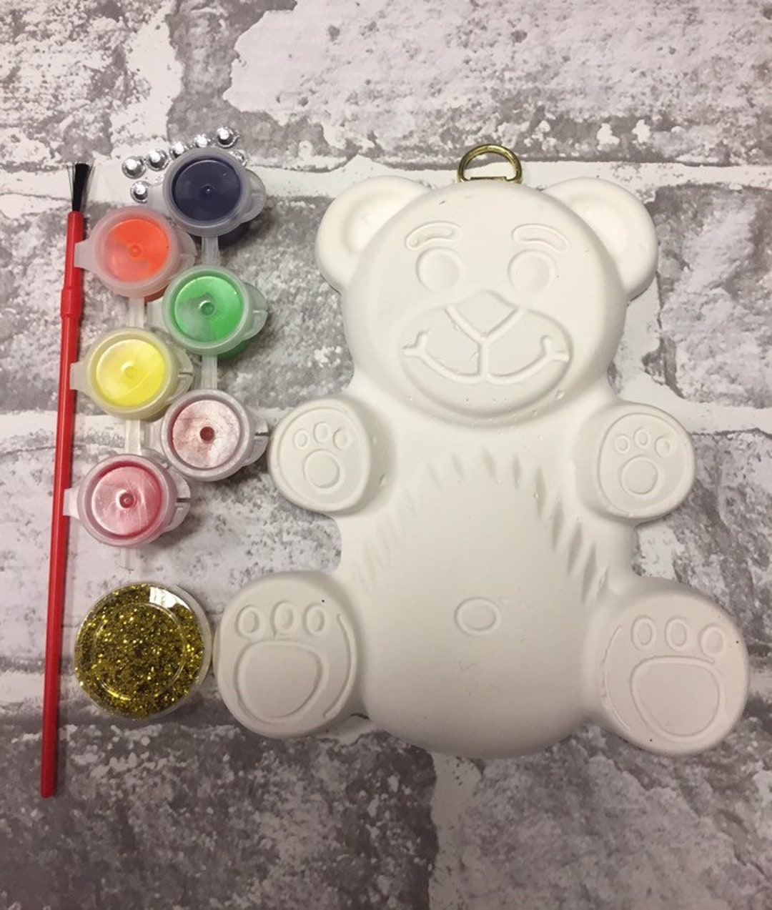 Teddy Bear Craft Kits-ceramic-children Party Bag Favours / Fillers ...