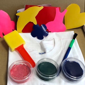 Design a T Shirt Kit-rainbow Crafts craft Kit-zoom Craft Party ...