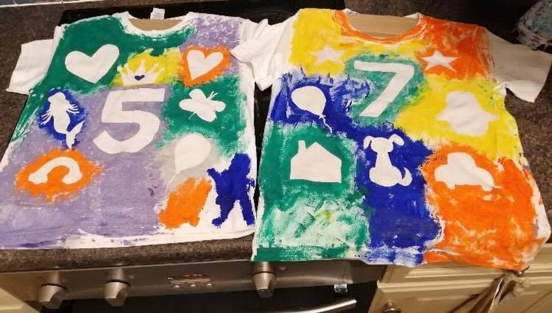 Design a T Shirt Kit-personalised Birthday T Shirt Gift-craft Kit-craft ...