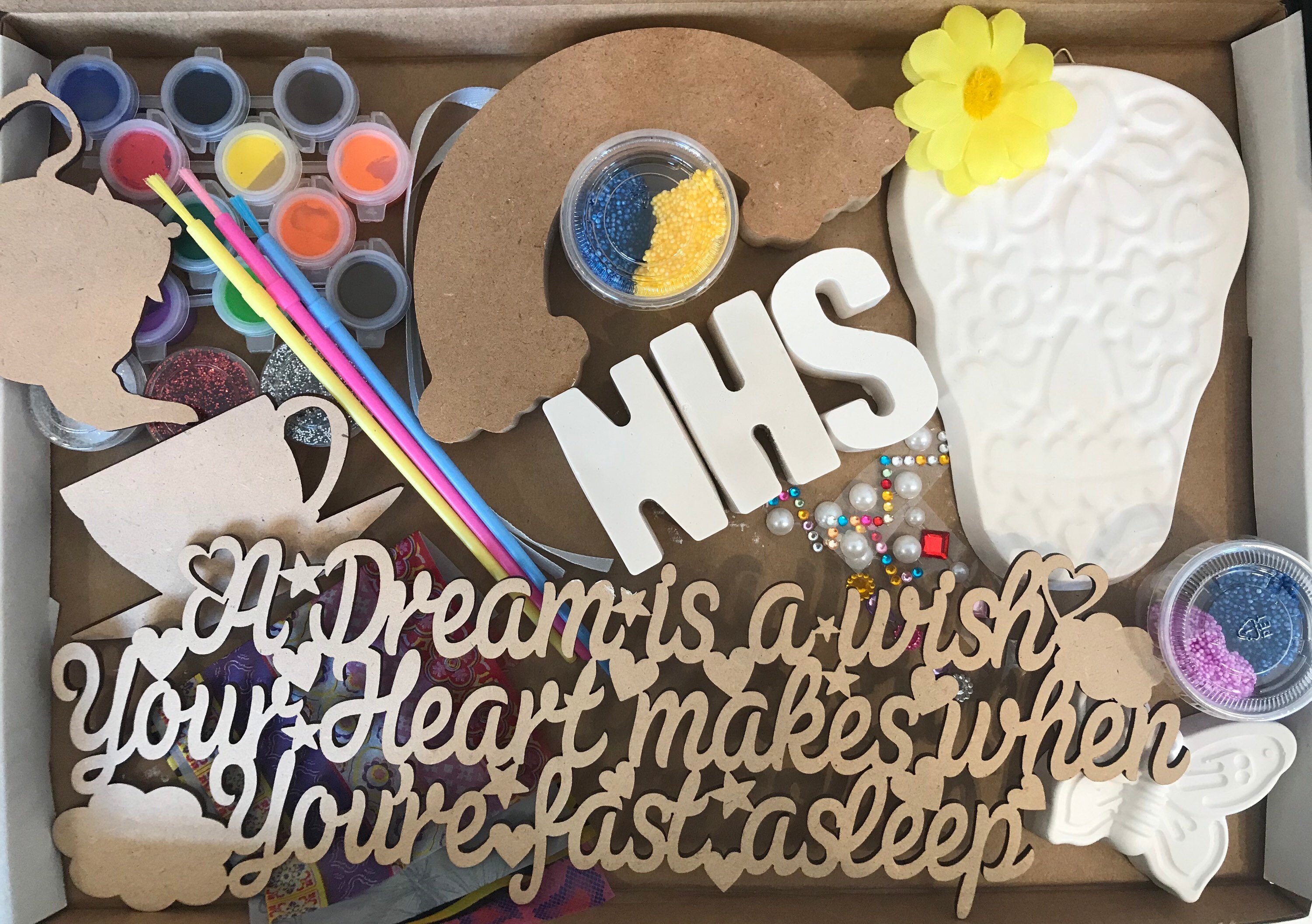 Craft Kit-craft Box-family Crafts-box Full of Crafts-rainbow - Etsy