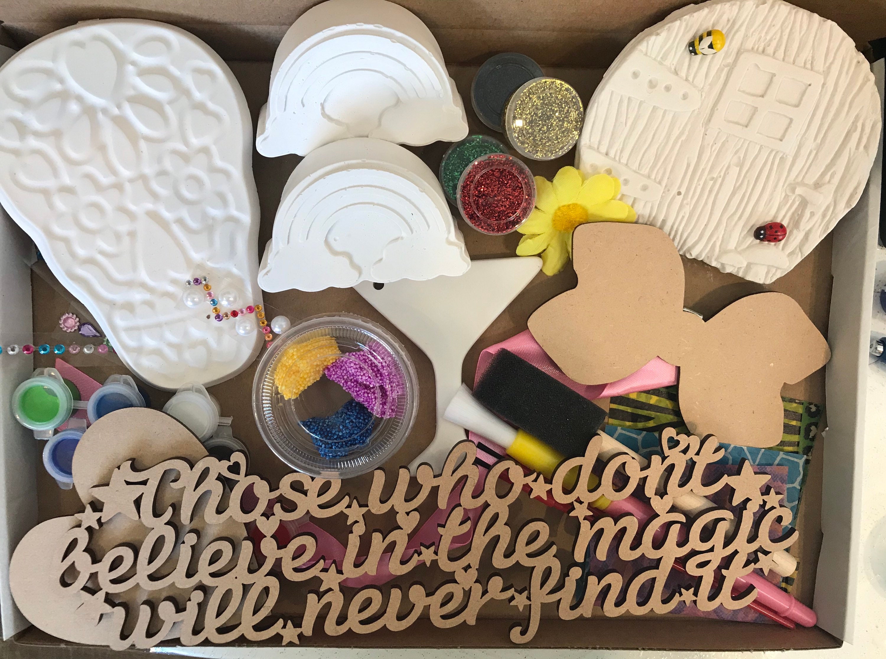 Craft Kit-craft Box-family Crafts-box Full of Crafts-rainbow - Etsy