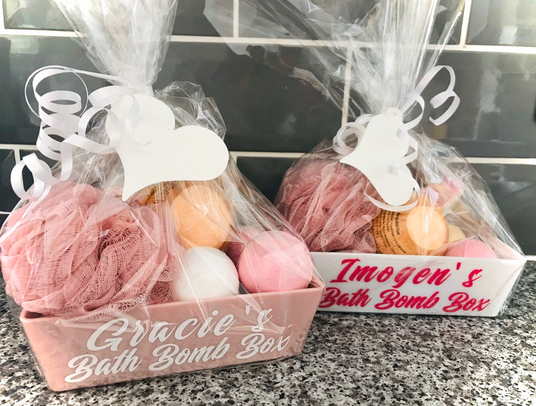 Bath Bomb Gift Set Box-personalised Gift-pamper Box-lockdown Gift ...