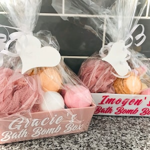 Bath Bomb Gift Set Box-personalised Gift-pamper Box-lockdown Gift ...