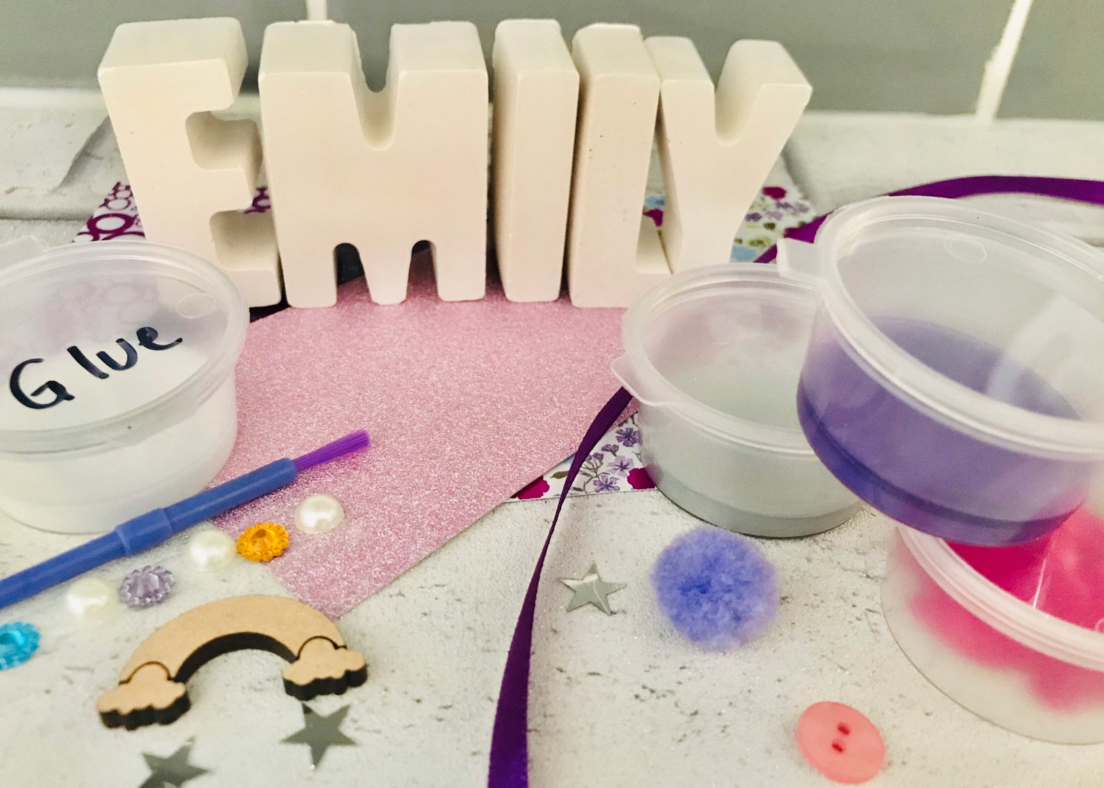 Personalised Decorate Your Own Name Kit paint Kit-decopatch | Etsy