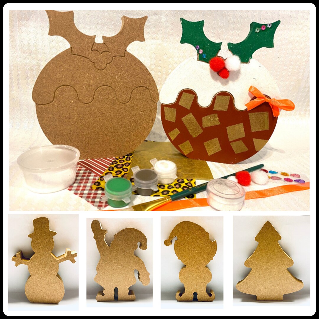Christmas Children's Activity Pack-child/adult Craft Kit-kids Xmas Gift ...