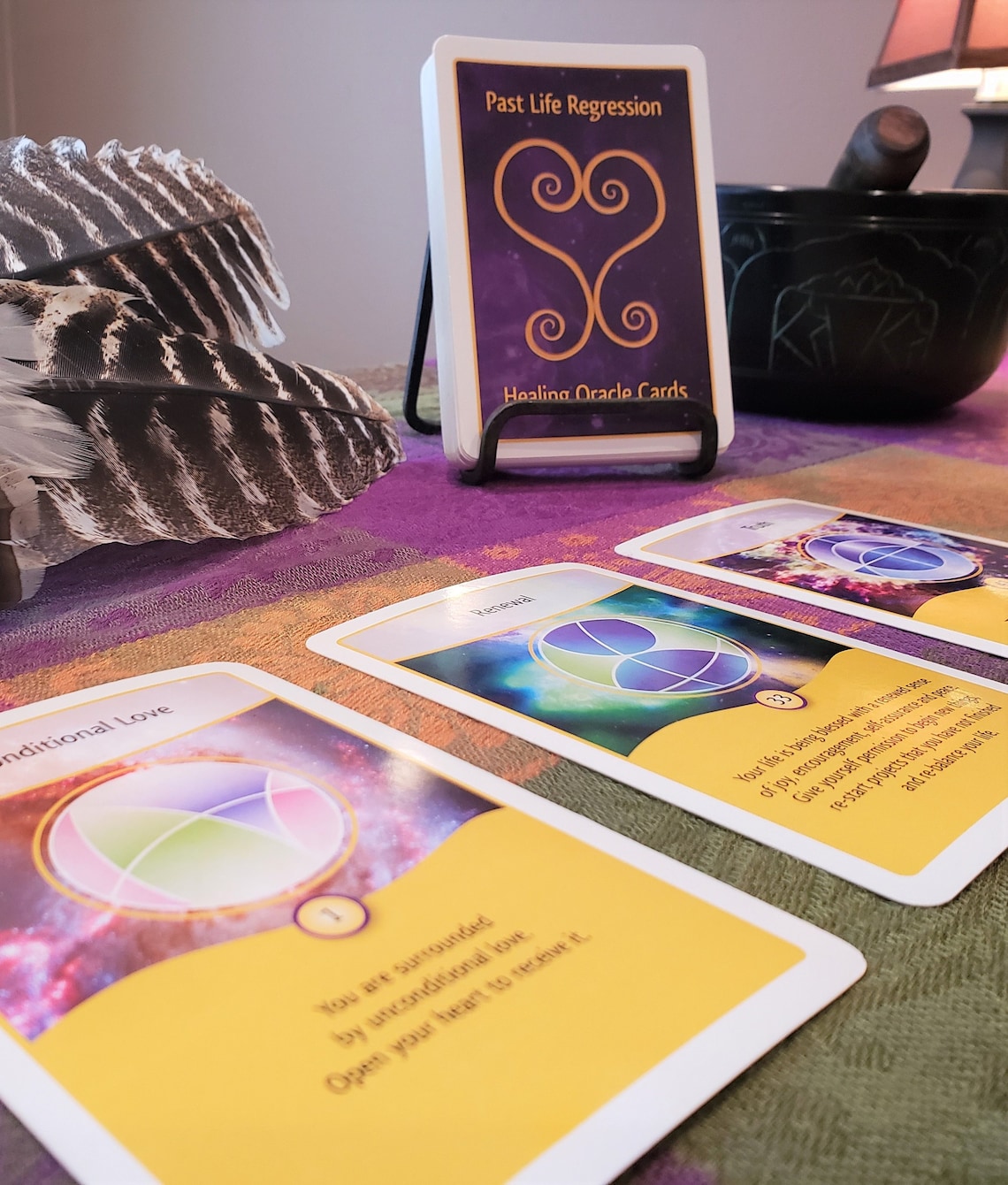 Past Life Regression Healing Oracle Card Deck - Etsy