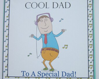 Toadally Cool Guy Toad Frog Dad Father's Day Card - Etsy