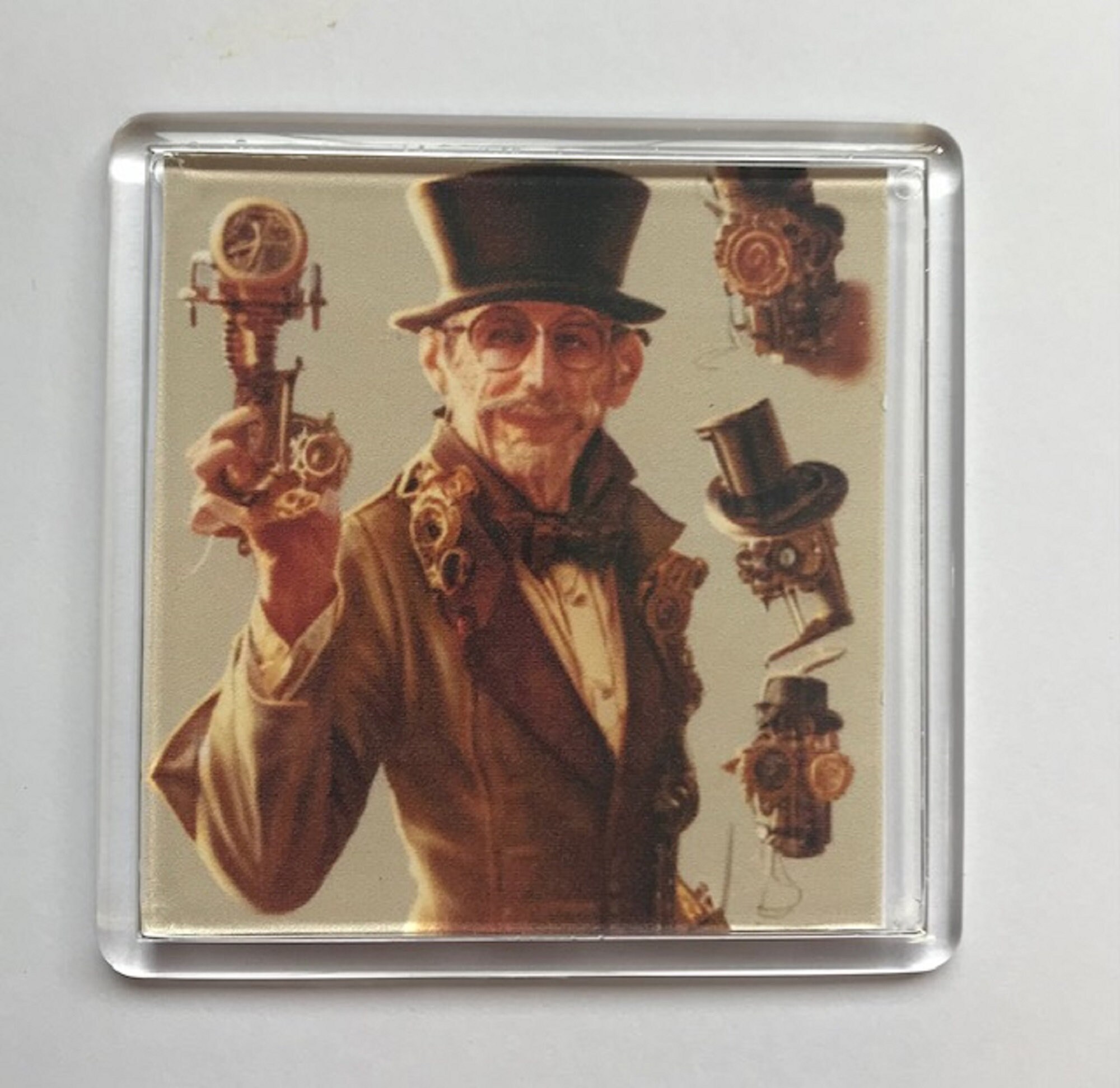 Steampunk Man FRIDGE MAGNET - Etsy