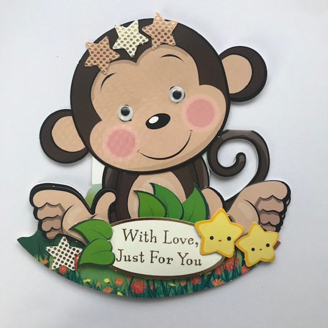 Marvin the Monkey--with Love Just for You - Etsy