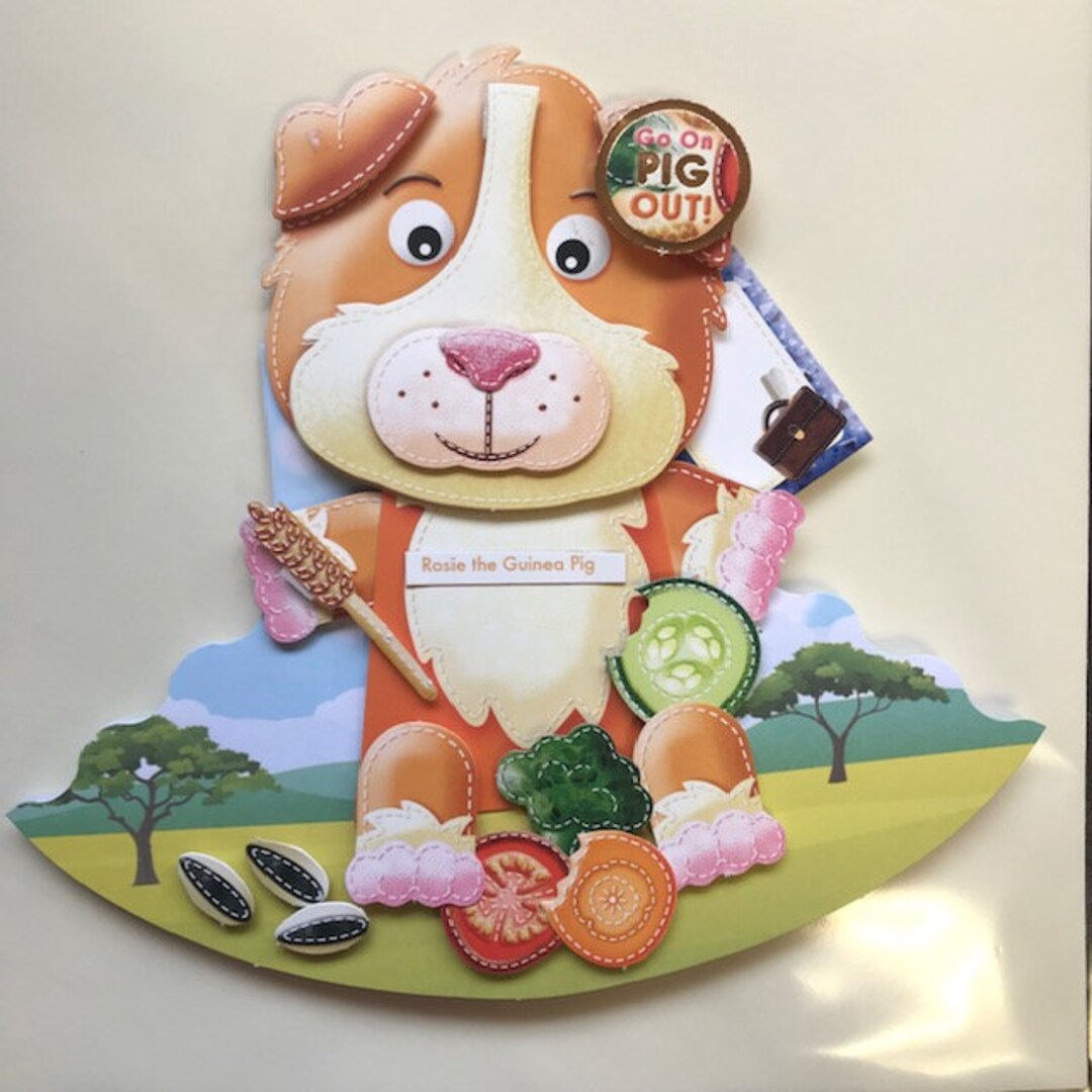Rosie the Guinea Pig--------------go on Pig Out! - Etsy