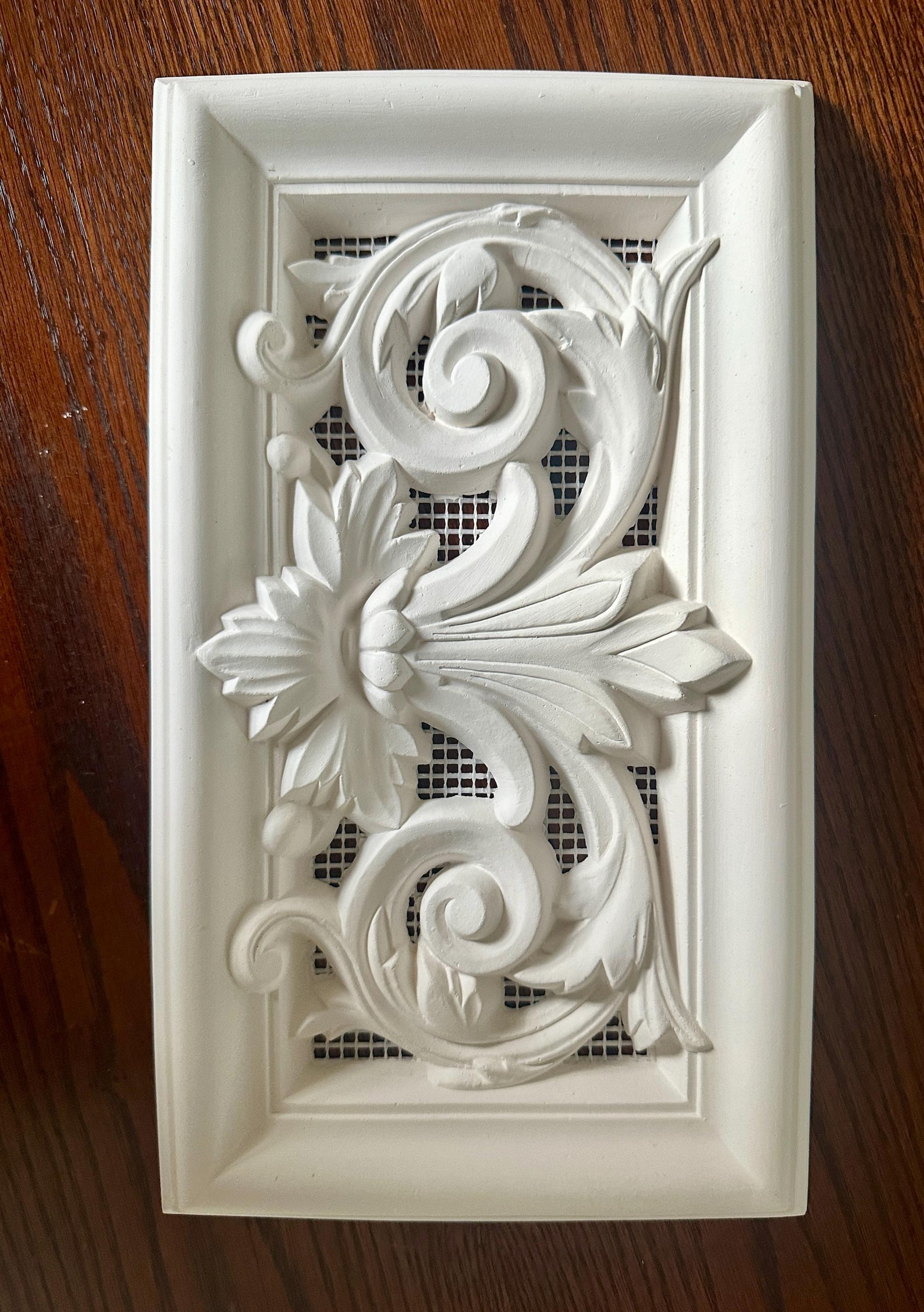 Decorative Plaster Vent Cover With Fitted Insect Mesh - Handmade in UK ...