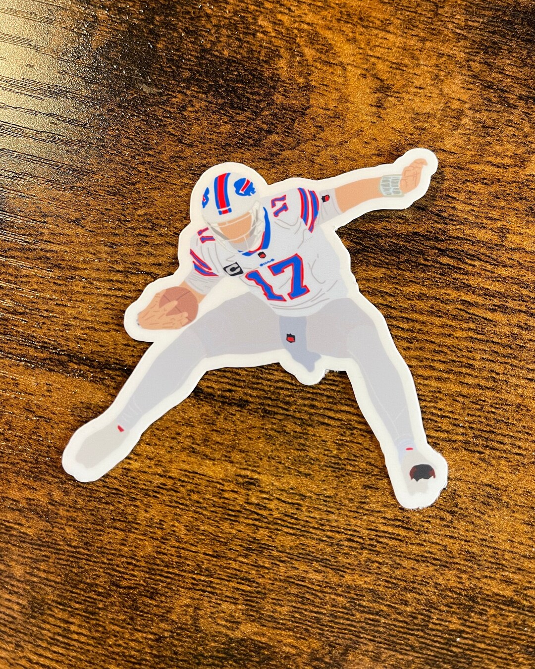 Jumping Josh Allen Sticker - Etsy