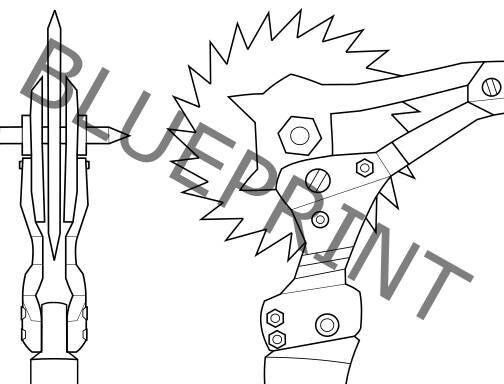 Borderlands 2 Krieg's Buzzaxe Blueprint - Etsy