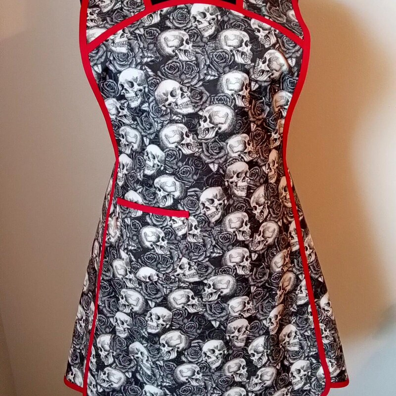 Skull Apron - Etsy