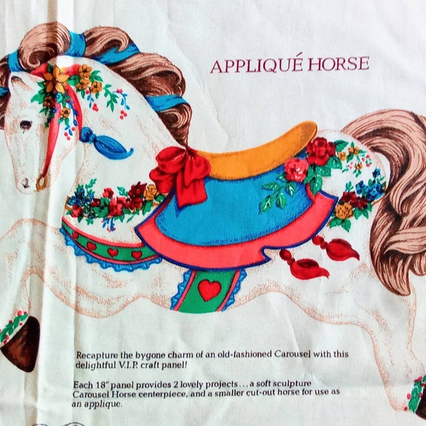 Carousel Horse Applique - Etsy