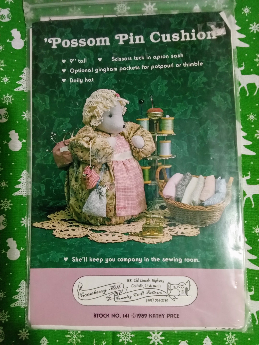 Possum in Cushion Sewing Pattern - Etsy