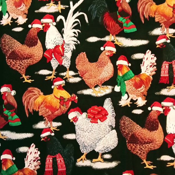 Rooster Fabric - Etsy