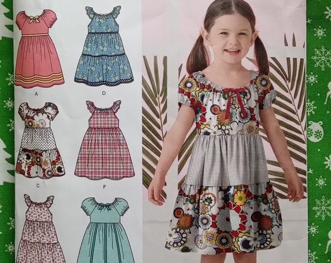 Simplicity 2377 Child's Peasant Dresses Sewing Pattern - Etsy