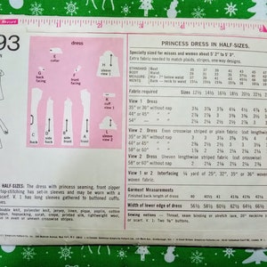 Simplicity 5093 Misses' Princess Dressing Half Sizes Sewing Pattern - Etsy