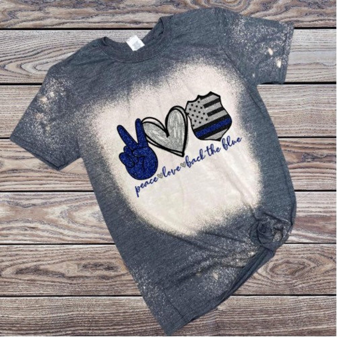 Back the Blue T-shirtbackthebluesublimationtee - Etsy