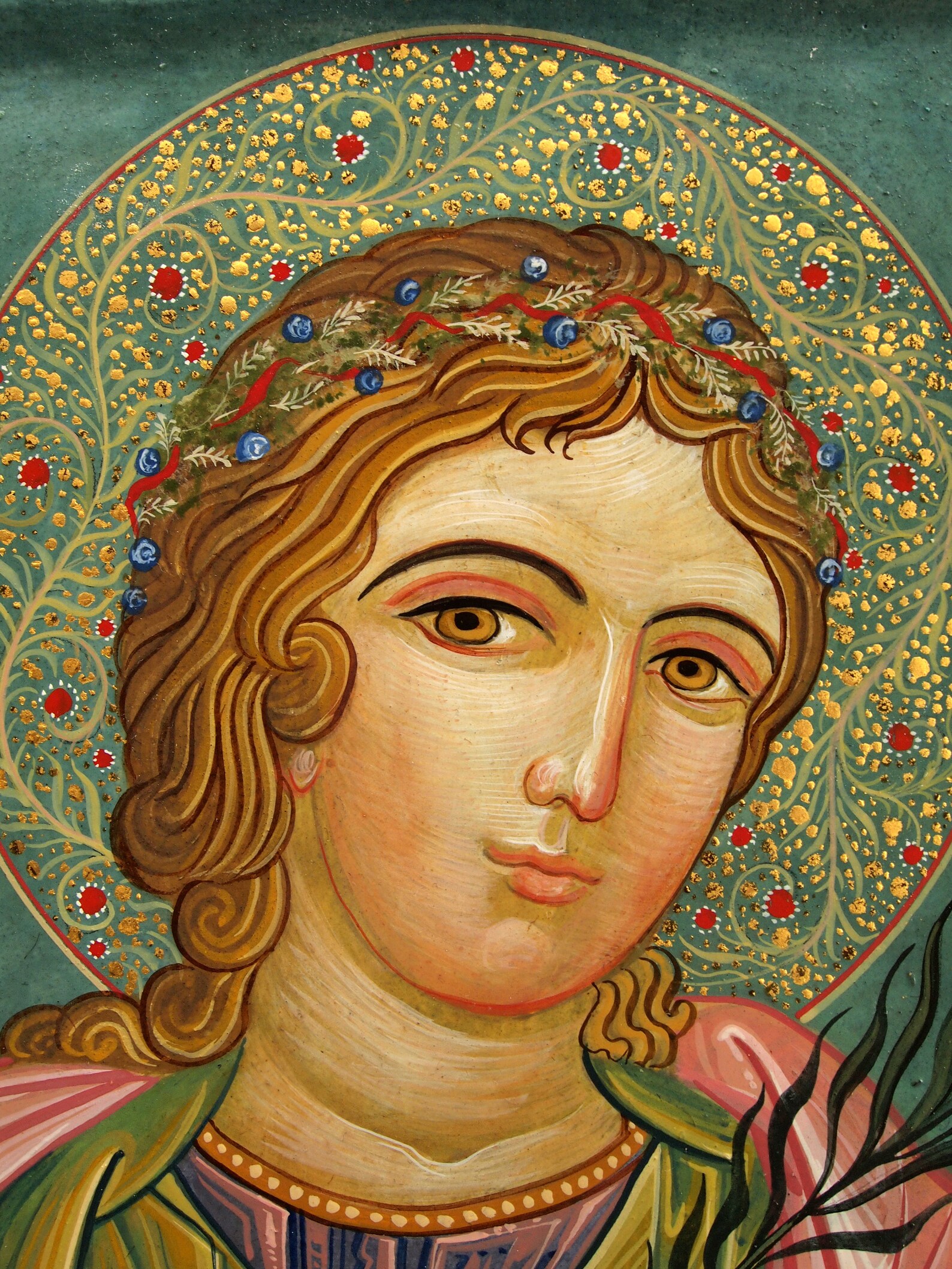 Saint Barbara Hand Painted Icon of Roman Selivachov Religious | Etsy