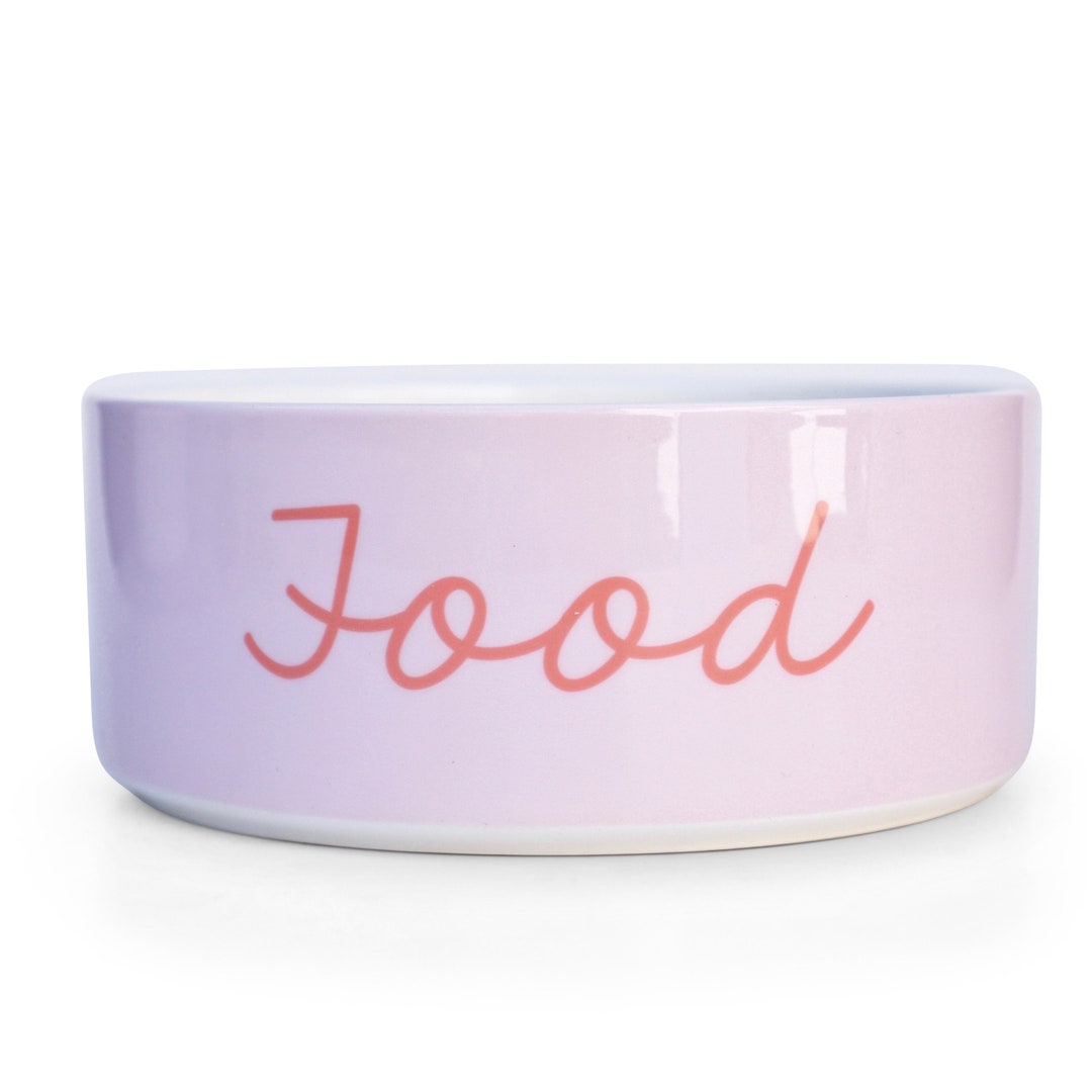 Cute Dog Bowls: Custom Ceramic, Personalized Dog Bowls, Choose Colors ...