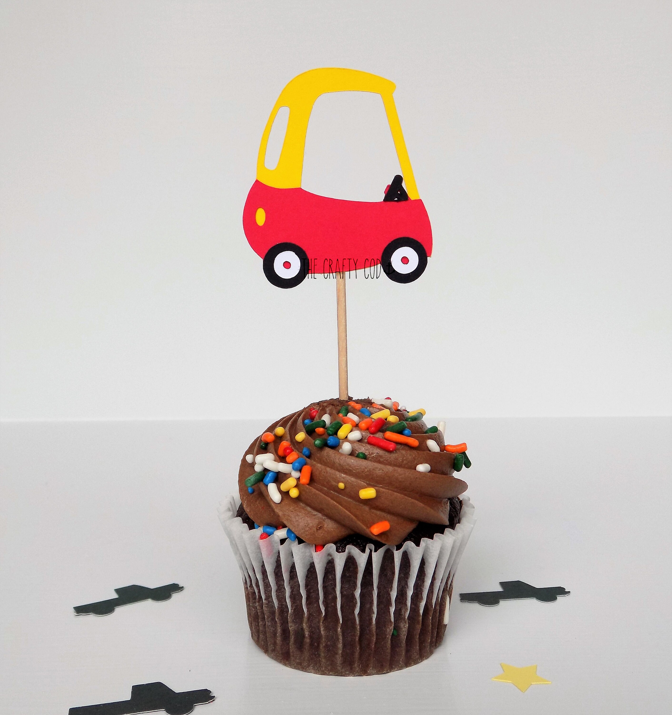 Car/truck/coupe Cupcake and Food Toppers Sets of 15 Fire - Etsy