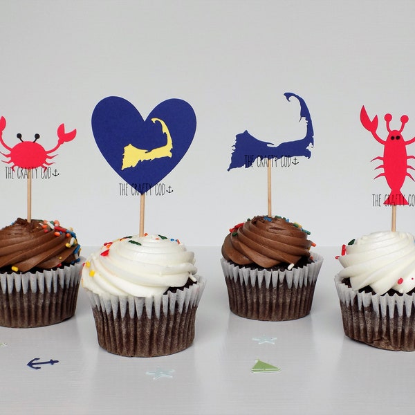Crab Cupcake Topper - Etsy