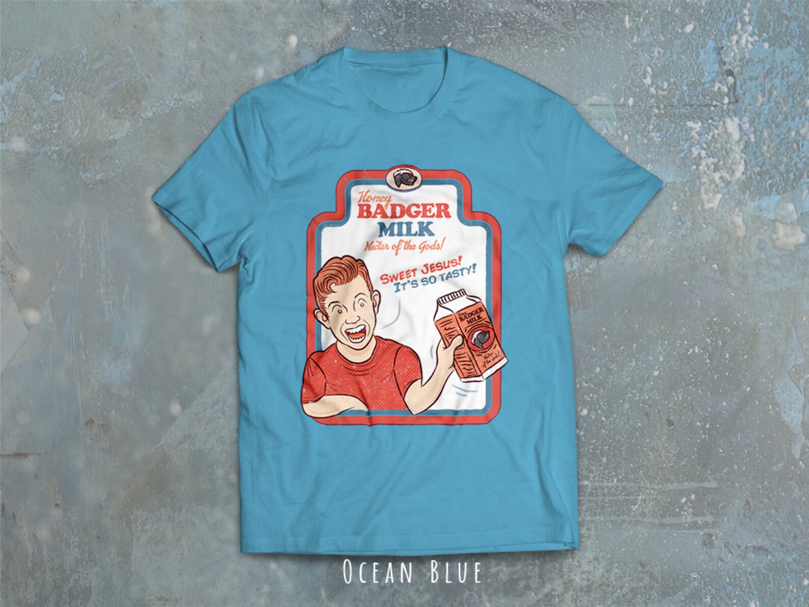 Honey Badger Milk Funny Vintage Style Shirt Unisex - Etsy