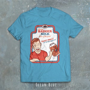 Honey Badger Milk Funny Vintage Style Shirt Unisex - Etsy