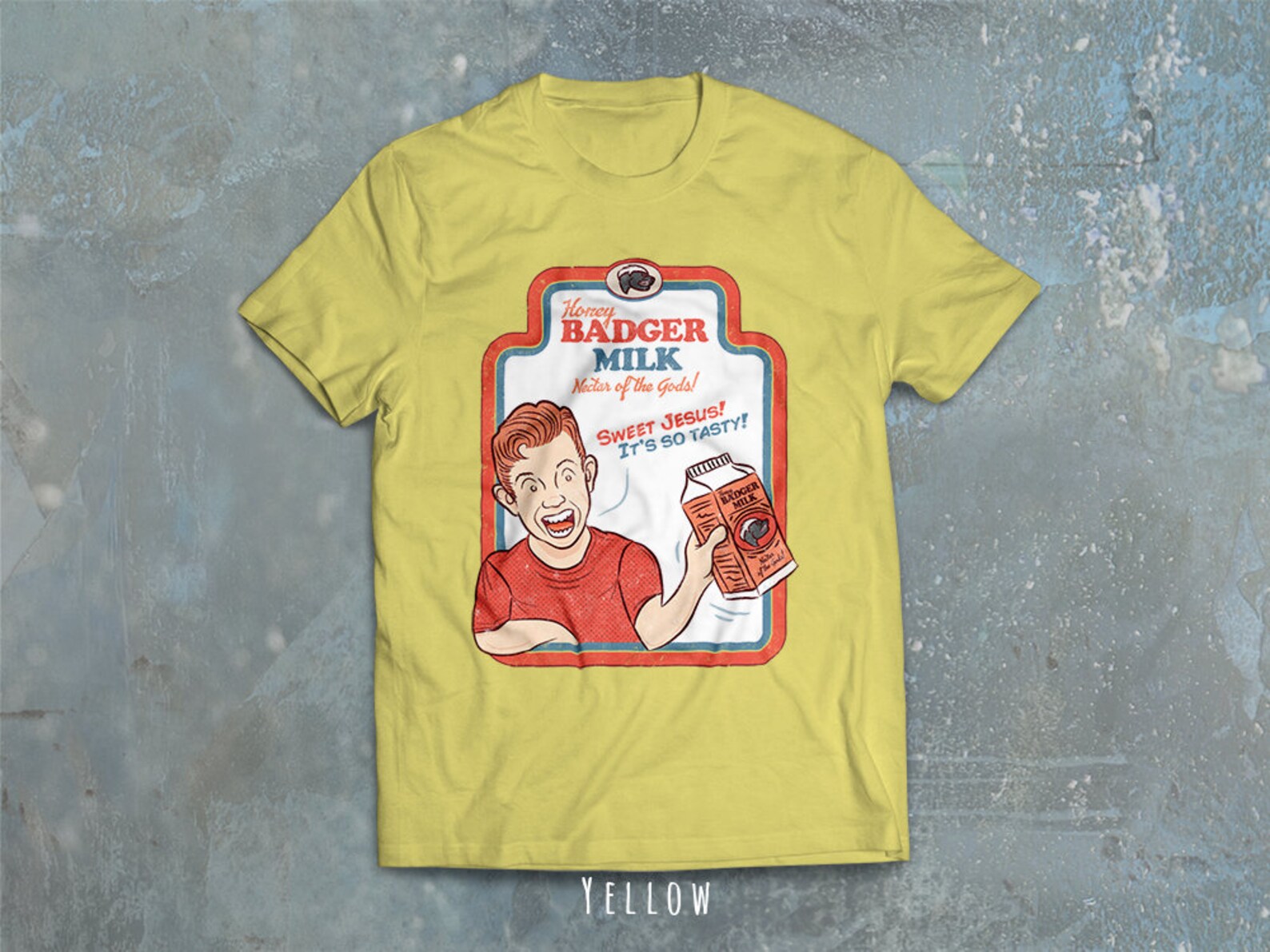 Honey Badger Milk Funny Vintage Style Shirt Unisex - Etsy