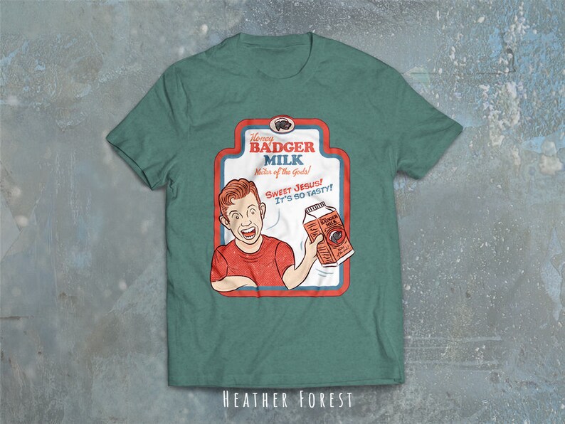 Honey Badger Milk Funny Vintage Style Shirt Unisex - Etsy